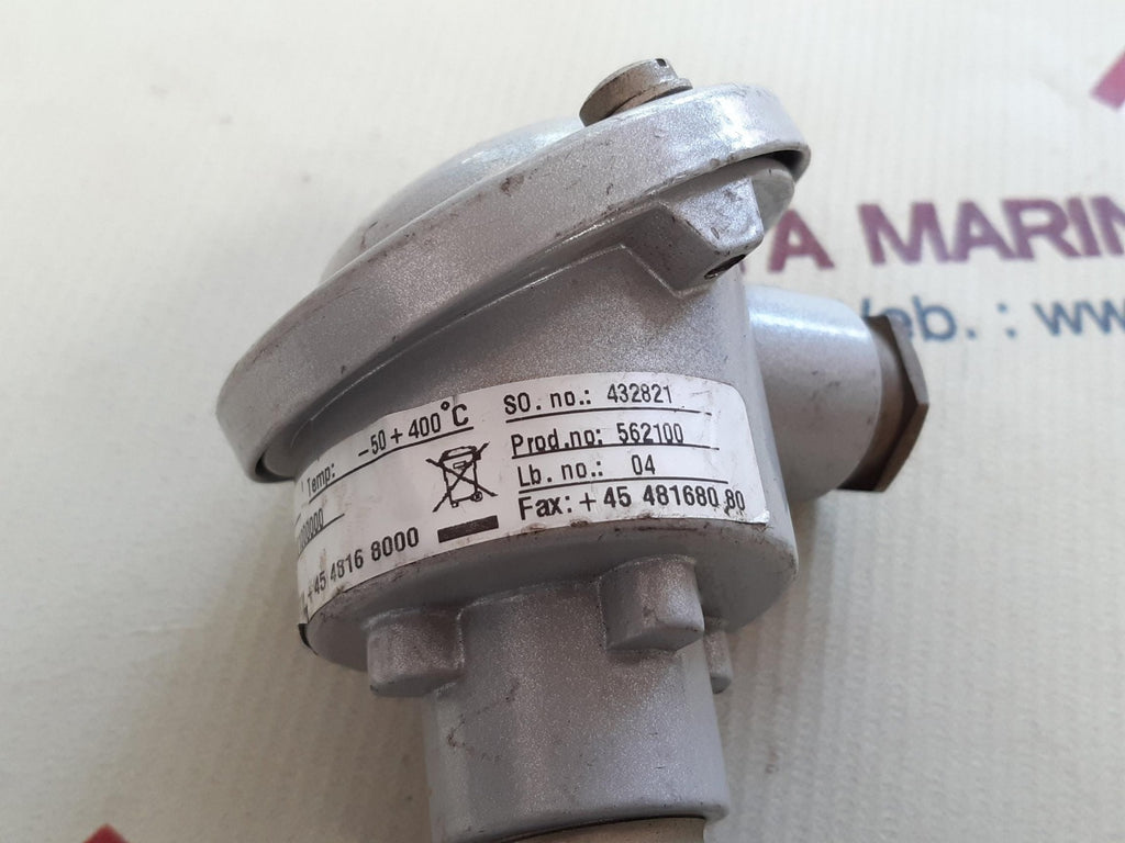 Ametek 1Xpt100 Temperature Sensor 562100 (Temp: -50+400°C) – Aeliya Marine
