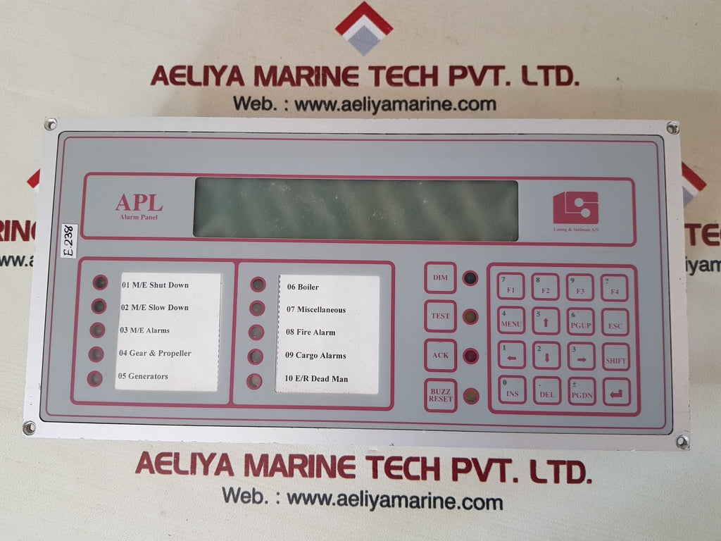 Apl 1284-002 alarm panel – Aeliya Marine
