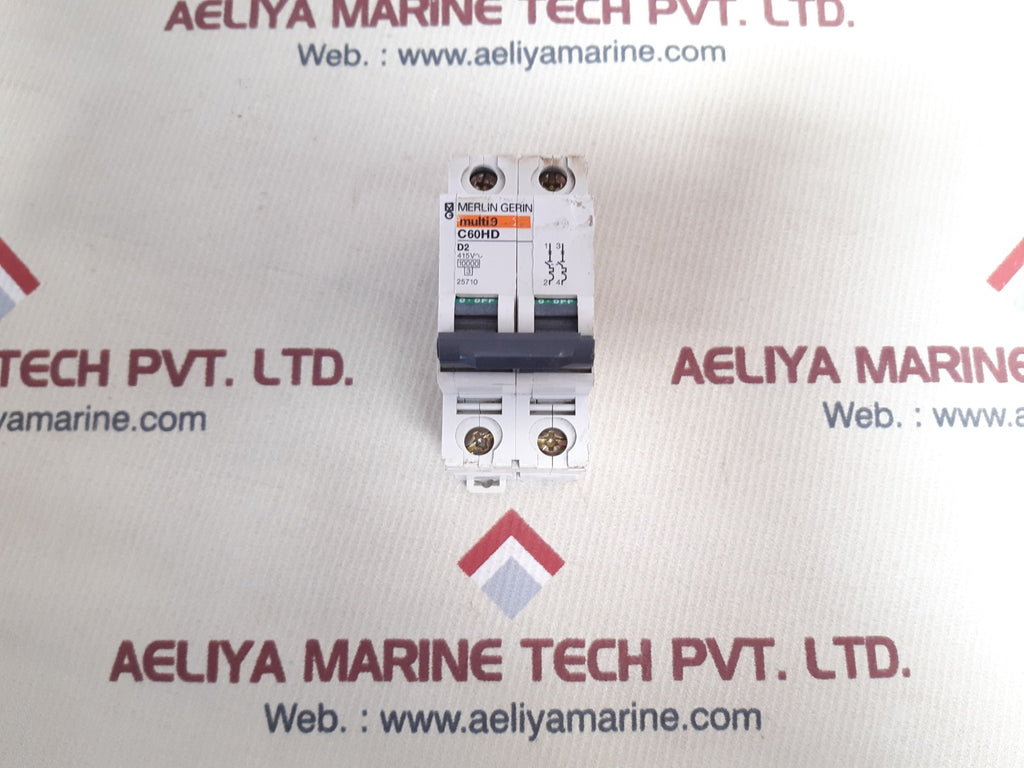 Merlin gerin c60hd d2 2pole circuit breaker – Aeliya Marine