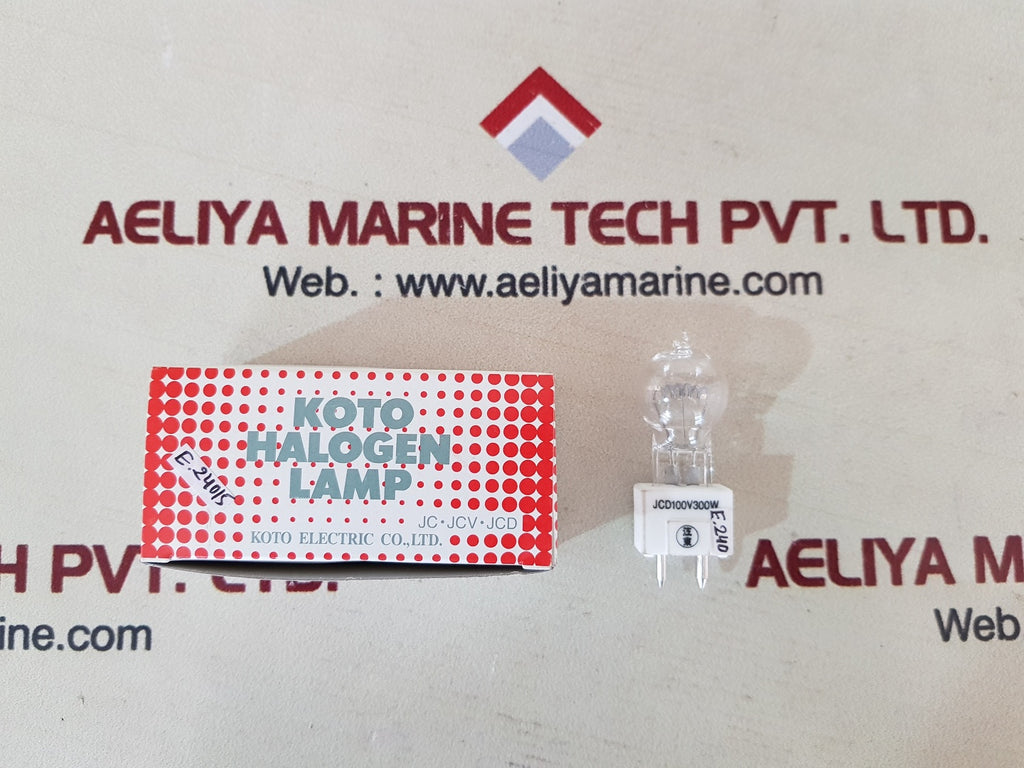 Koto jcd 100v300w cc halogen lamp – Aeliya Marine