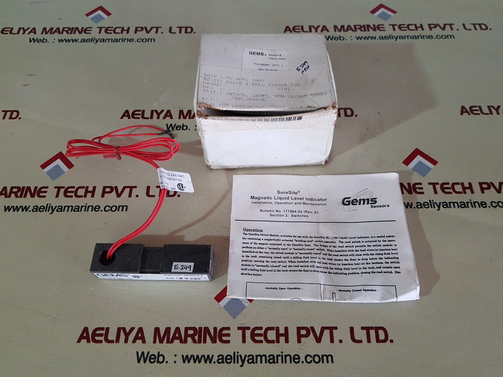 Gems sensor 87480 switch module – Aeliya Marine