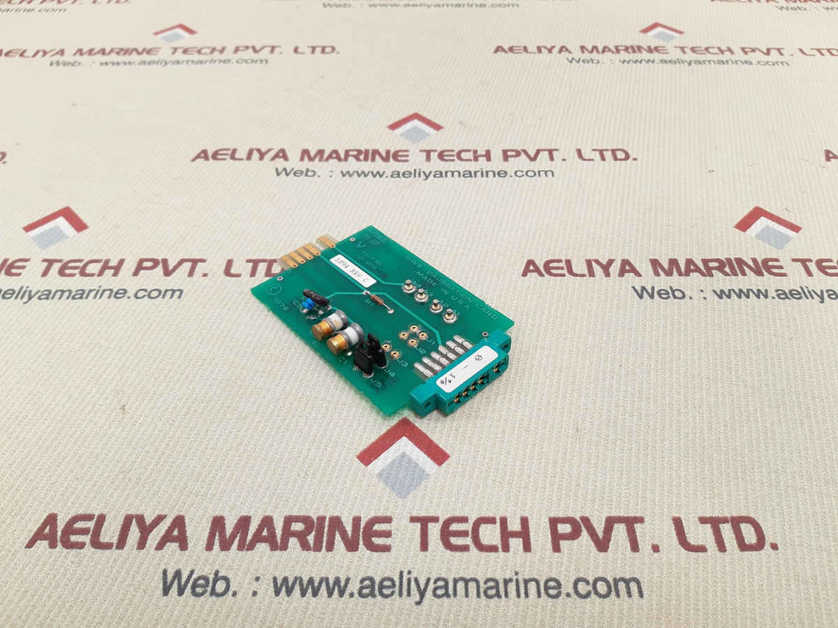 Hydril 101-4004-001 ows calibration card – Aeliya Marine