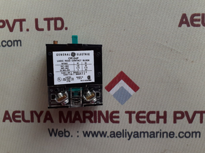 General electric cr104p logic reed contact block – Aeliya Marine