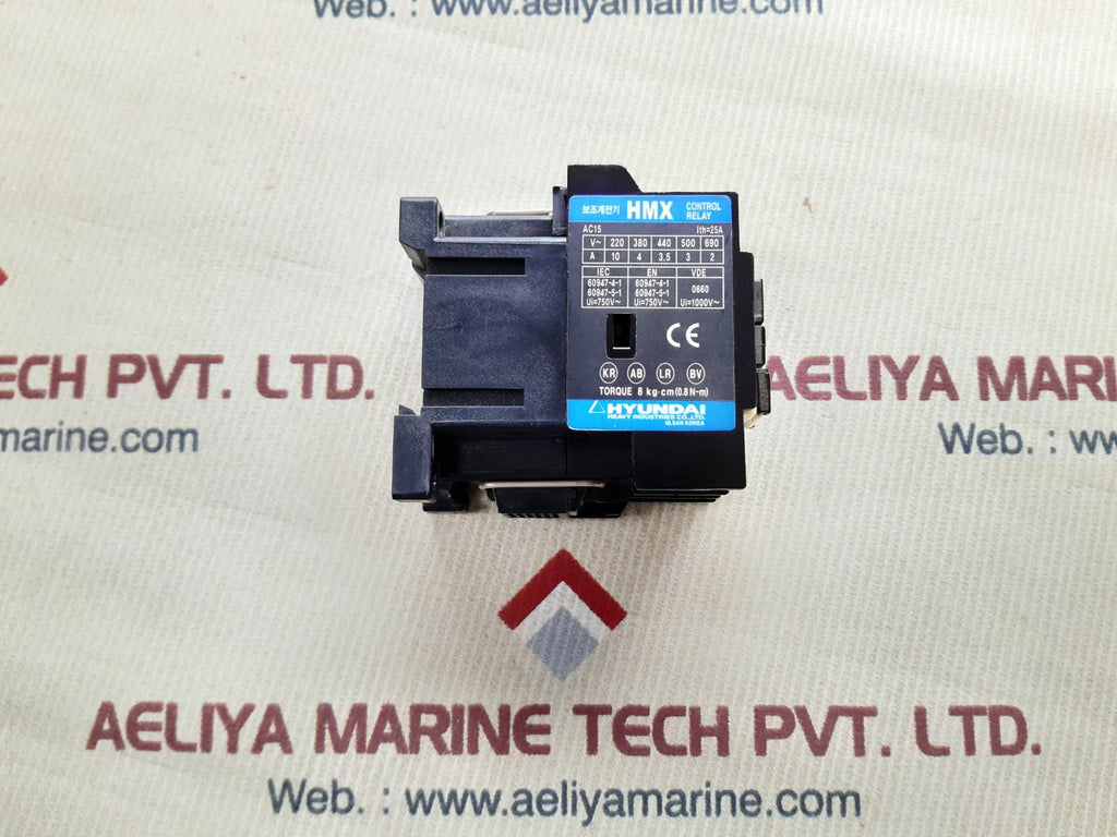 Hyundai Hmx 22 Control Relay 25A 1000V 50-60Hz – Aeliya Marine