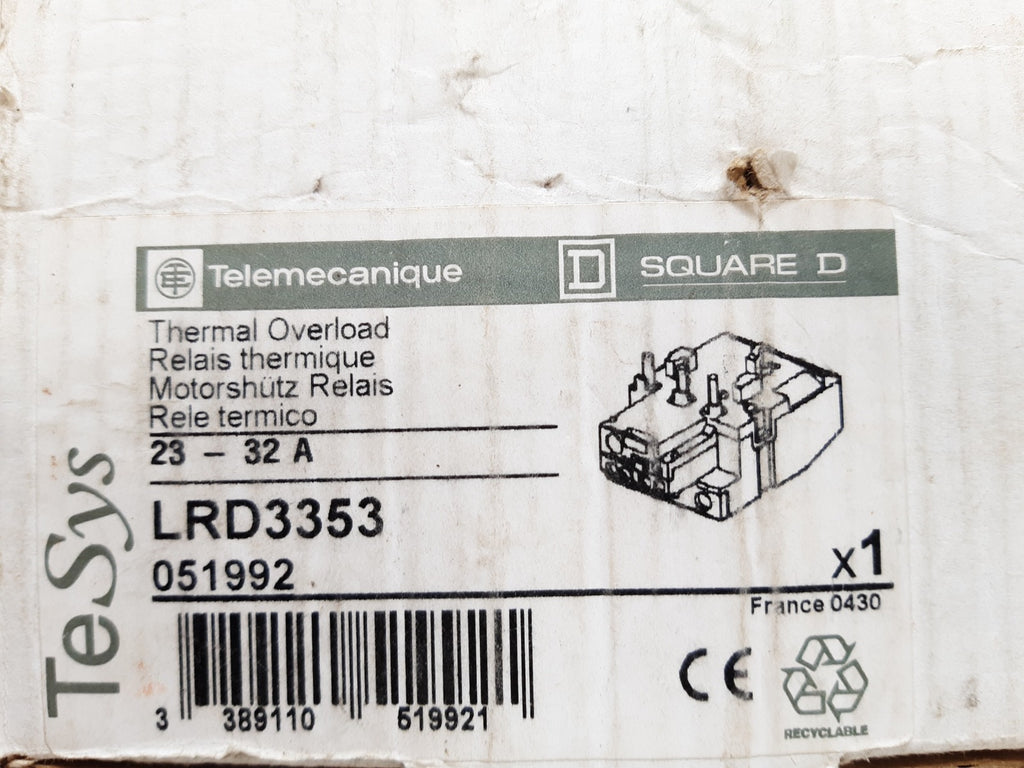Telemecanique lrd33 thermal overload relay – Aeliya Marine