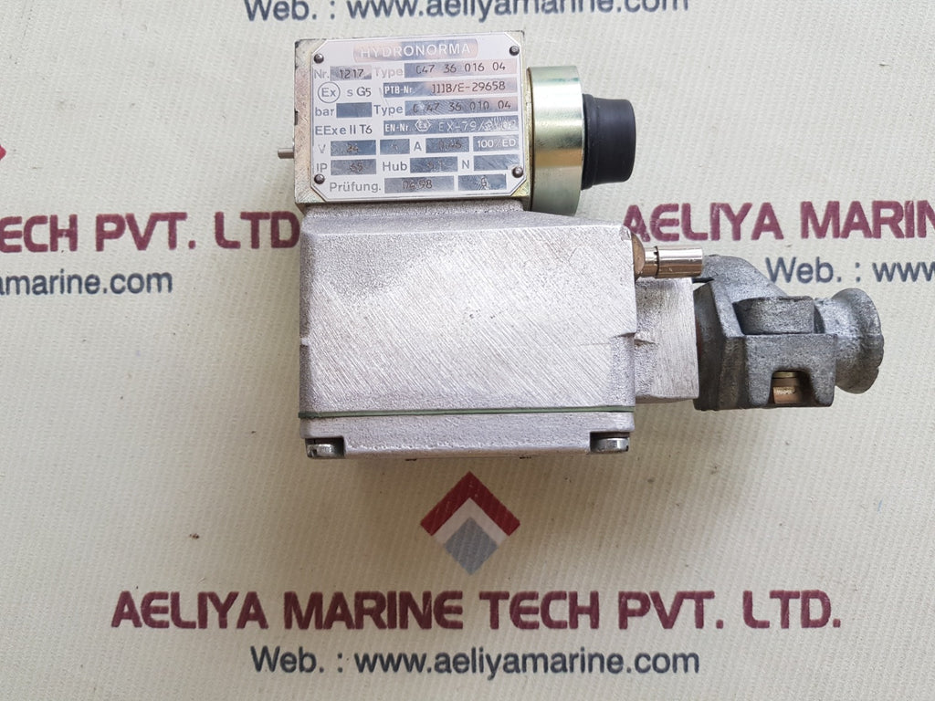 Hydronorma c47 36 016 04 valve – Aeliya Marine