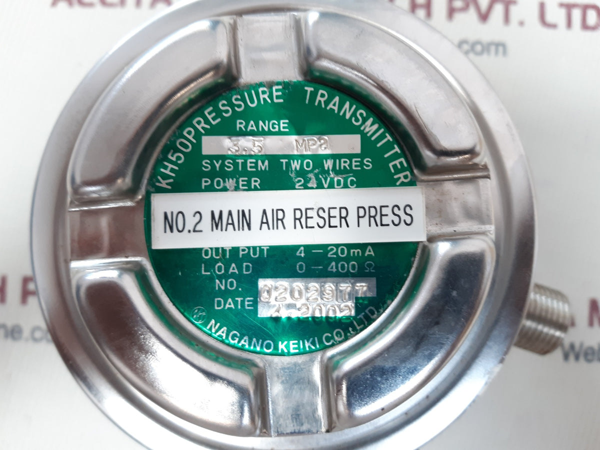 Nagano keiki kh50 pressure transmitter range 3.5mpa – Aeliya Marine