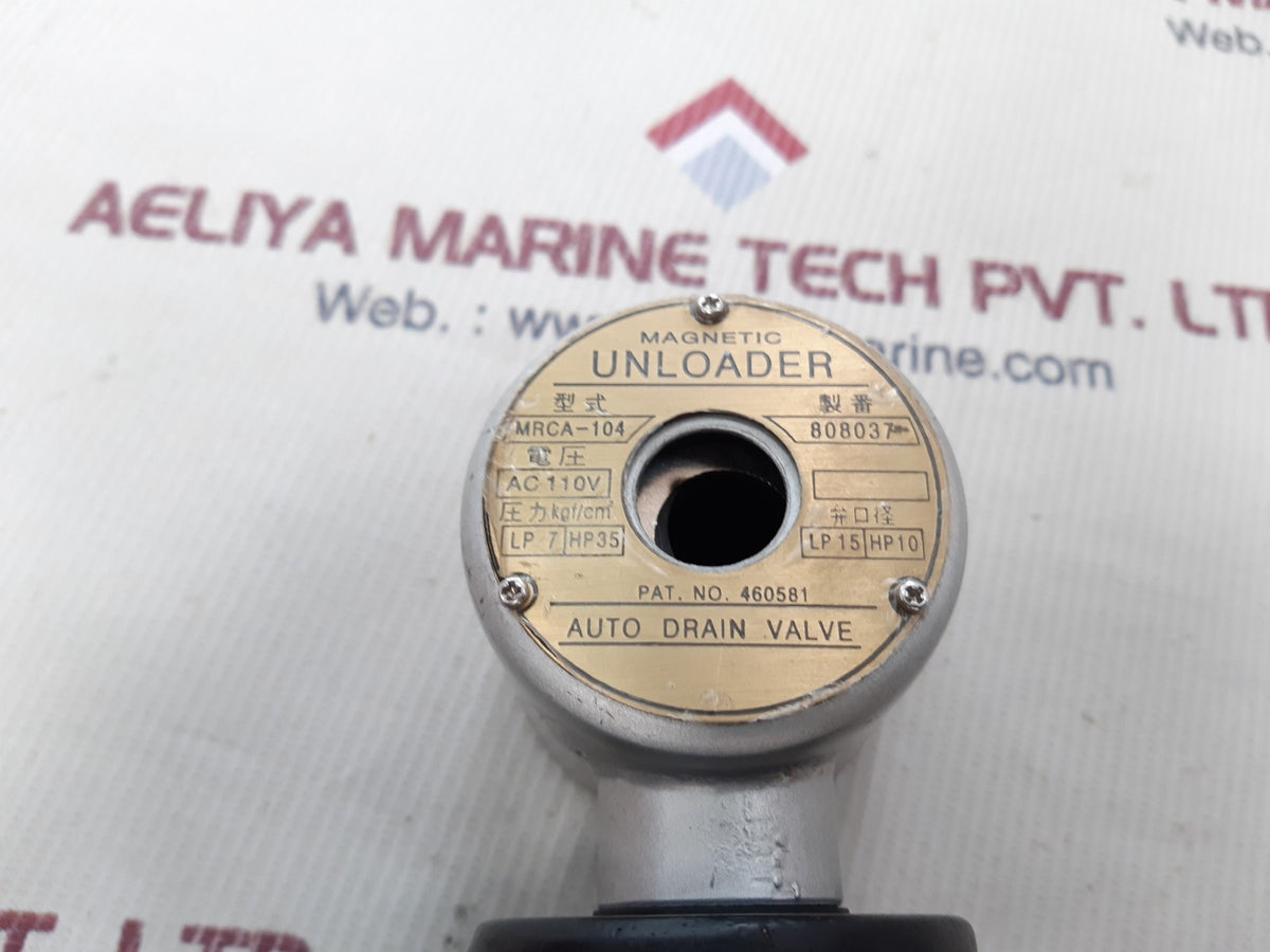 Magnetic unloader mrca-104 auto drain valve – Aeliya Marine
