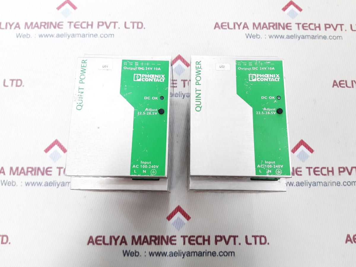 Phoenix contact quint-ps-100-240ac/24dc/10 power supply – Aeliya Marine