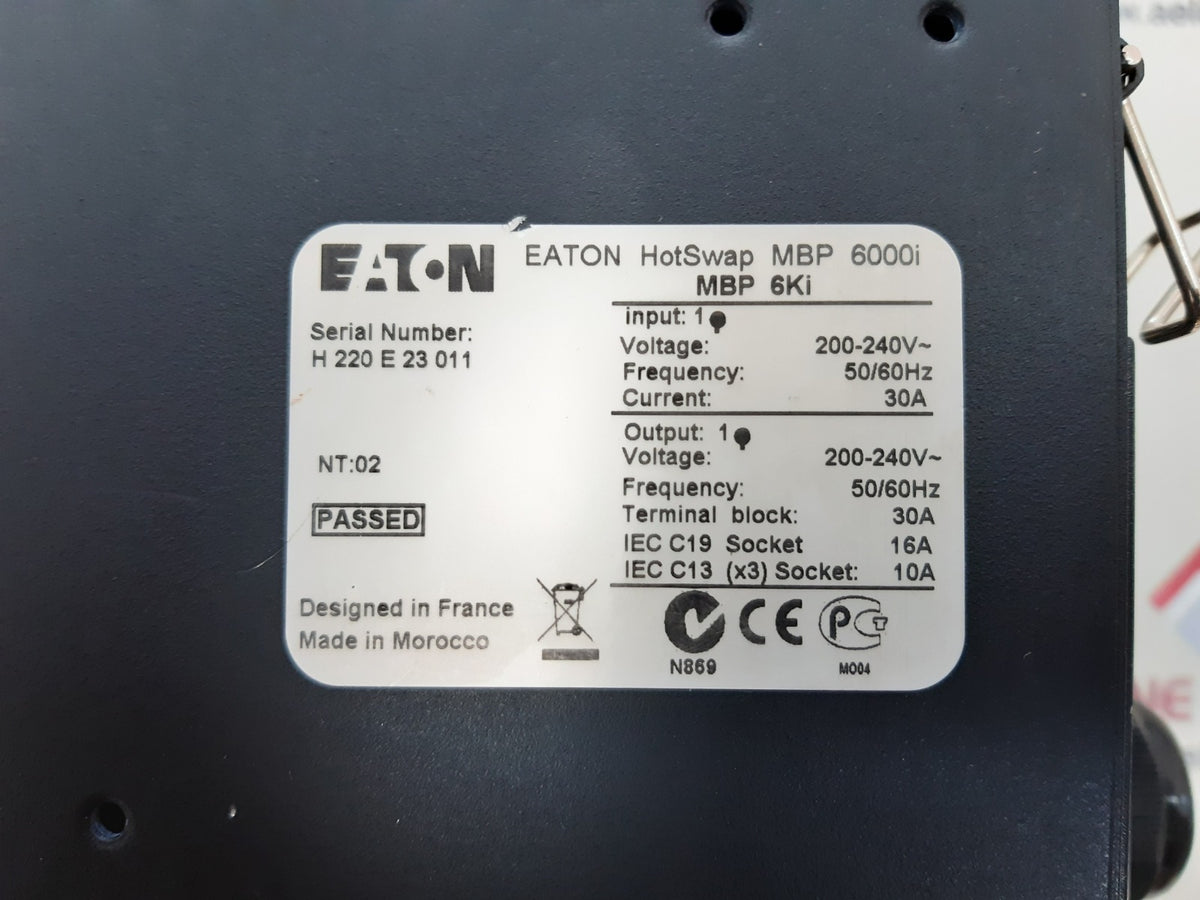 Eaton Hotswap MBP 6000i MBP 6K Circuit Breaker – Aeliya Marine