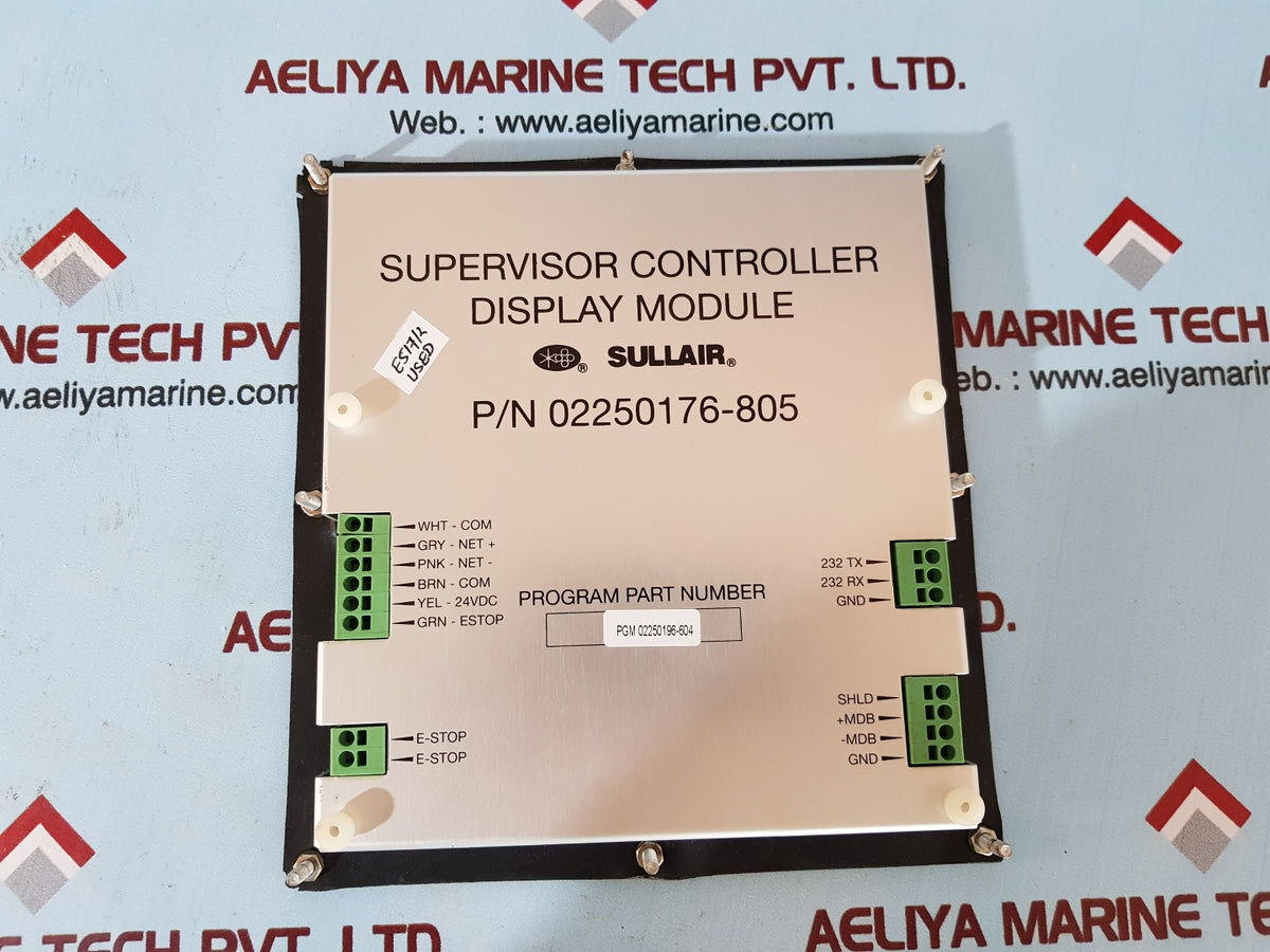 Sullair 02250176-805 supervisor controller display module – Aeliya Marine