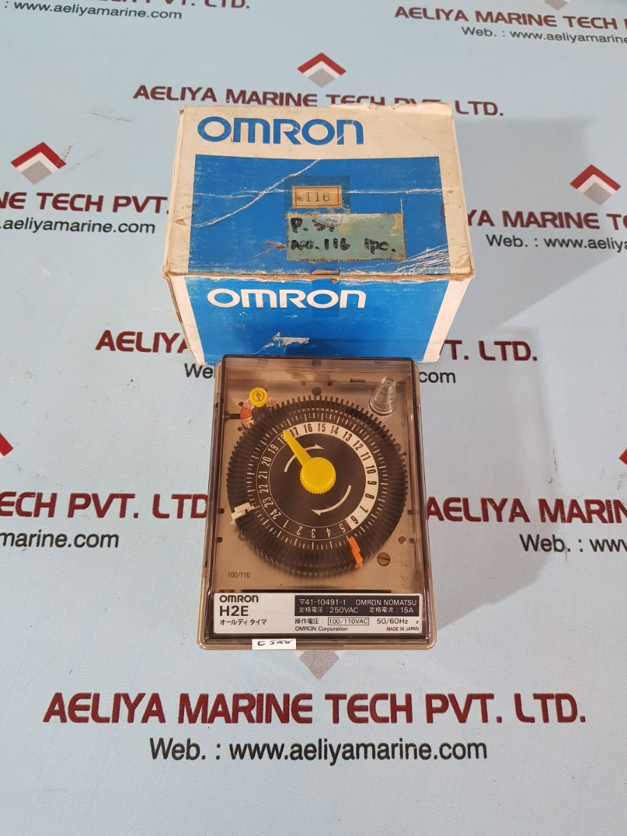Omron h2e timer switch 100/110v 50/60hz – Aeliya Marine