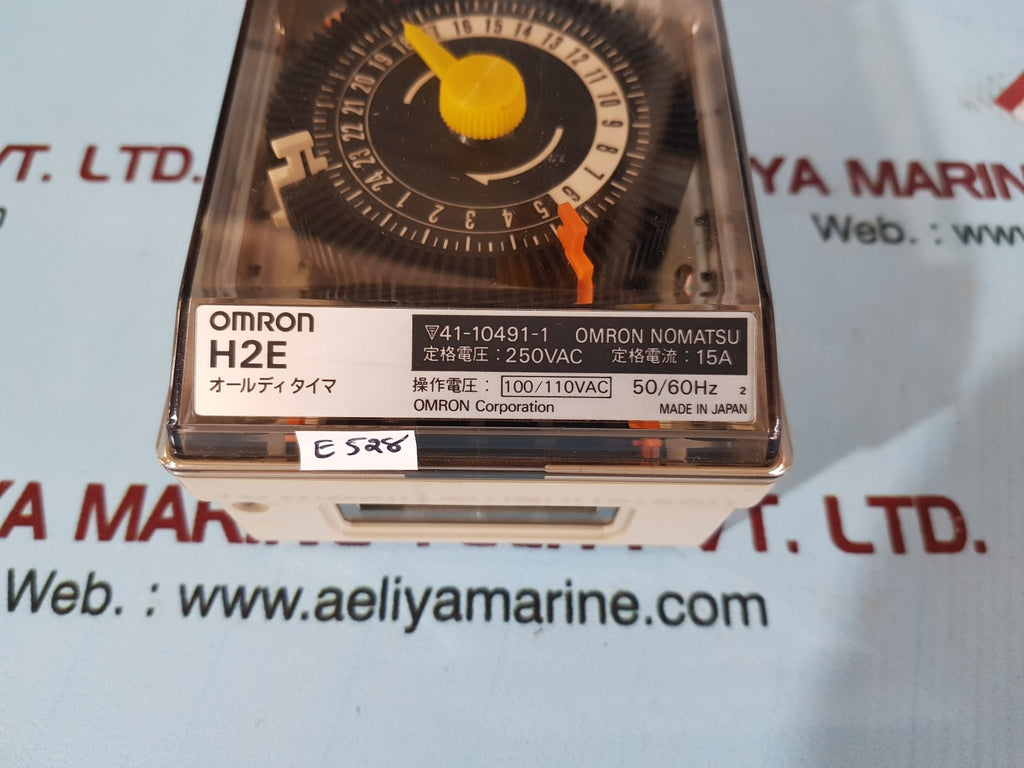 Omron h2e timer switch 100/110v 50/60hz – Aeliya Marine
