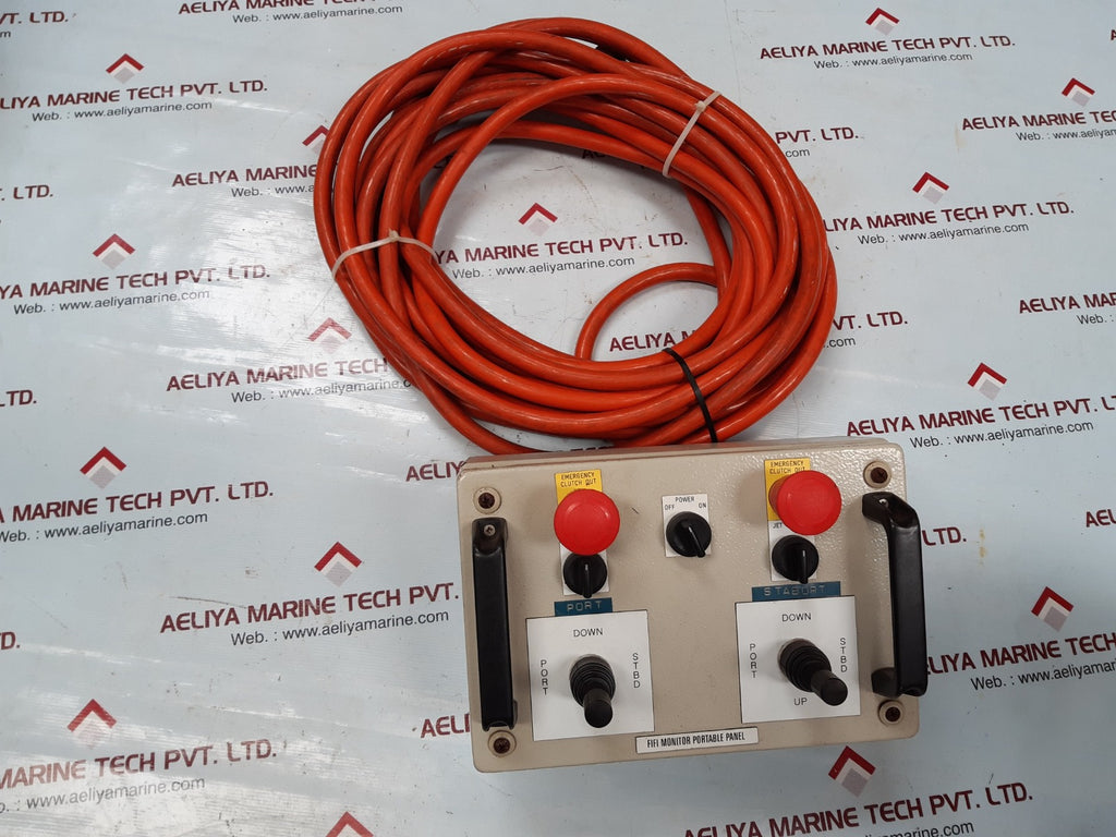 Stevid elektro fifi monitor portable panel – Aeliya Marine