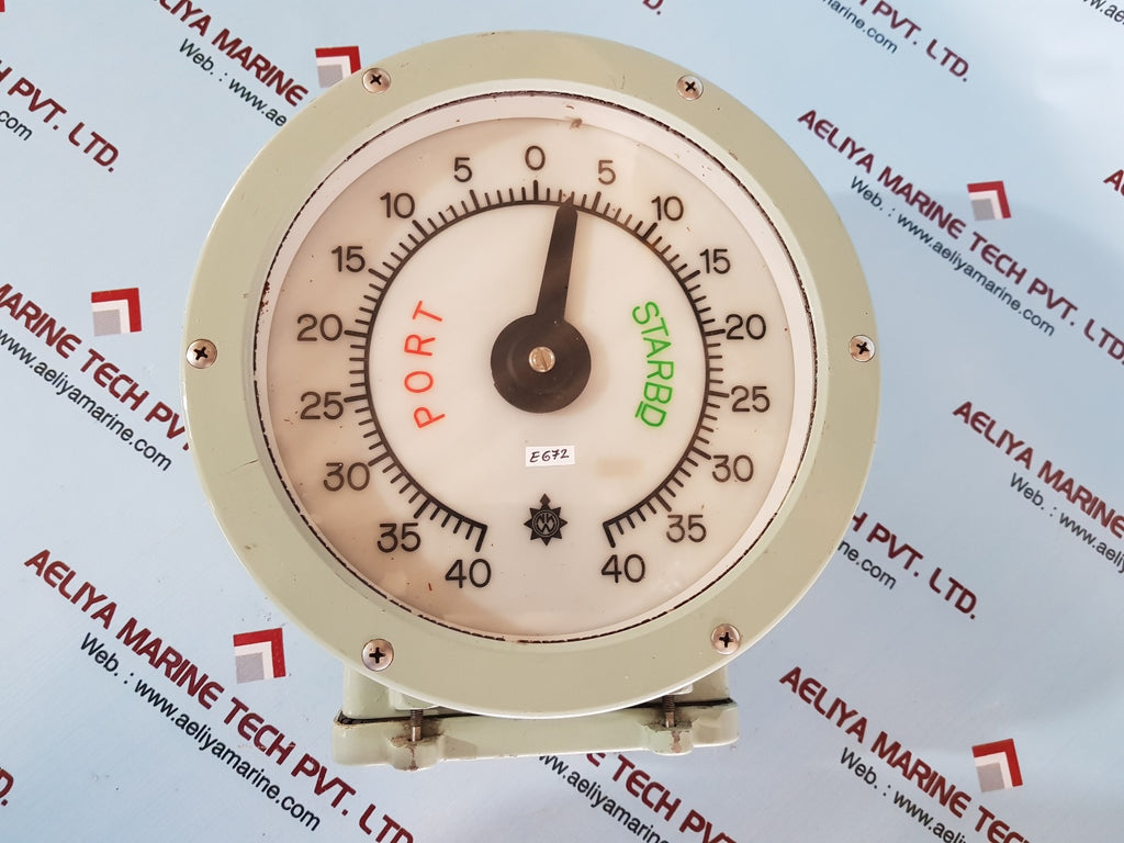 Osaka nunotani jis f 8522 sl-200 electric rudder angle indicator ...