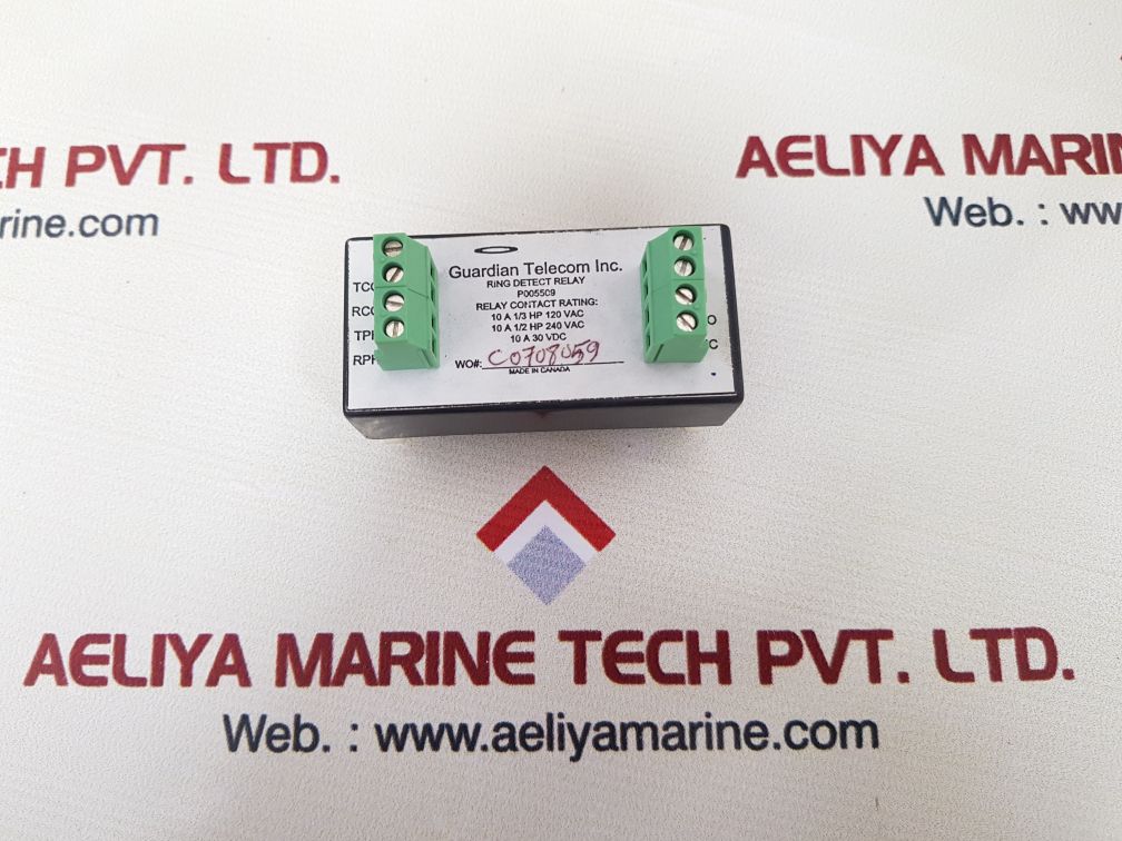 Guardian Telecom P005509 Ring Detect Relay 10A 30VDC – Aeliya Marine