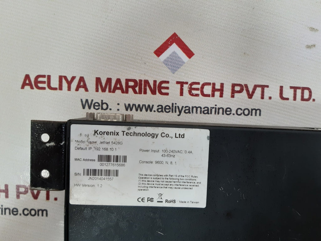 Korenix JetNet 5428G Managed Ethernet Switch – Aeliya Marine