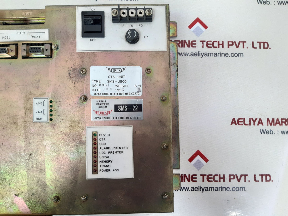 Jrcs sms-u500 cta unit sms-22 alarm & monitoring system – Aeliya Marine