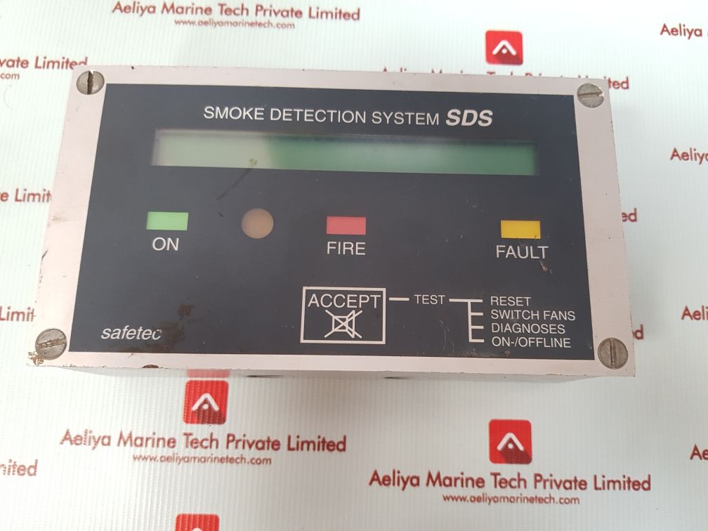 Safetec smoke detection system sds-r/p digital fire control panel ...