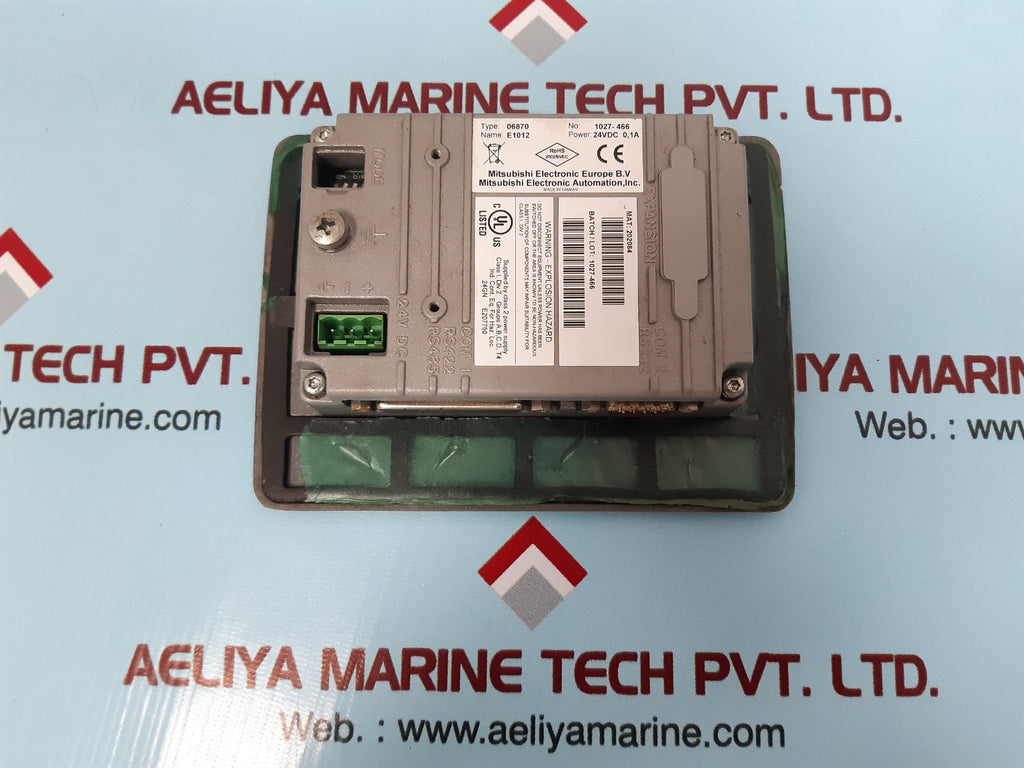 Mitsubishi 06870 operator interface control panel e1012 – Aeliya Marine