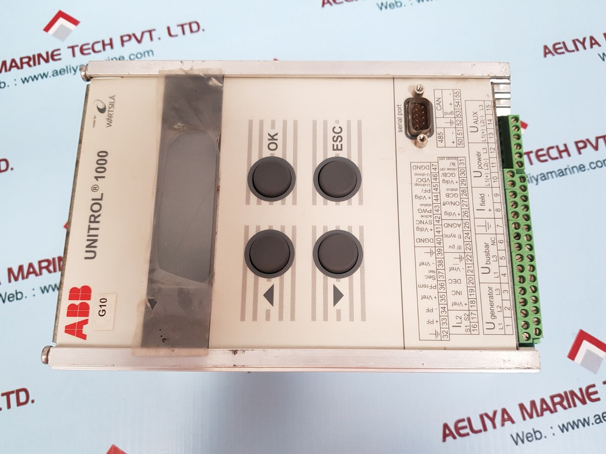 Abb unitrol 1000 voltage regulator 3bhe014557r6104 – Aeliya Marine