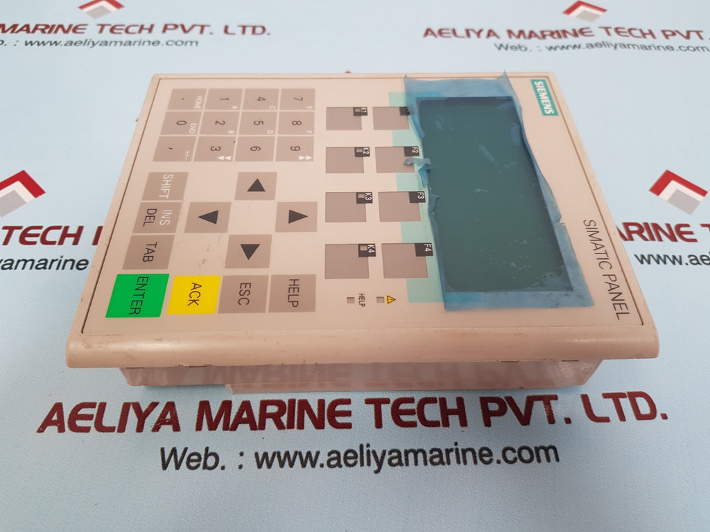 Siemens simatic 6av6 641-0ba11-0ax1 operator panel op77a – Aeliya Marine