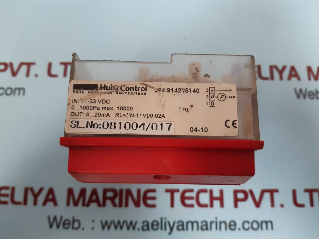 Huba control 694 pressure transmitter – Aeliya Marine