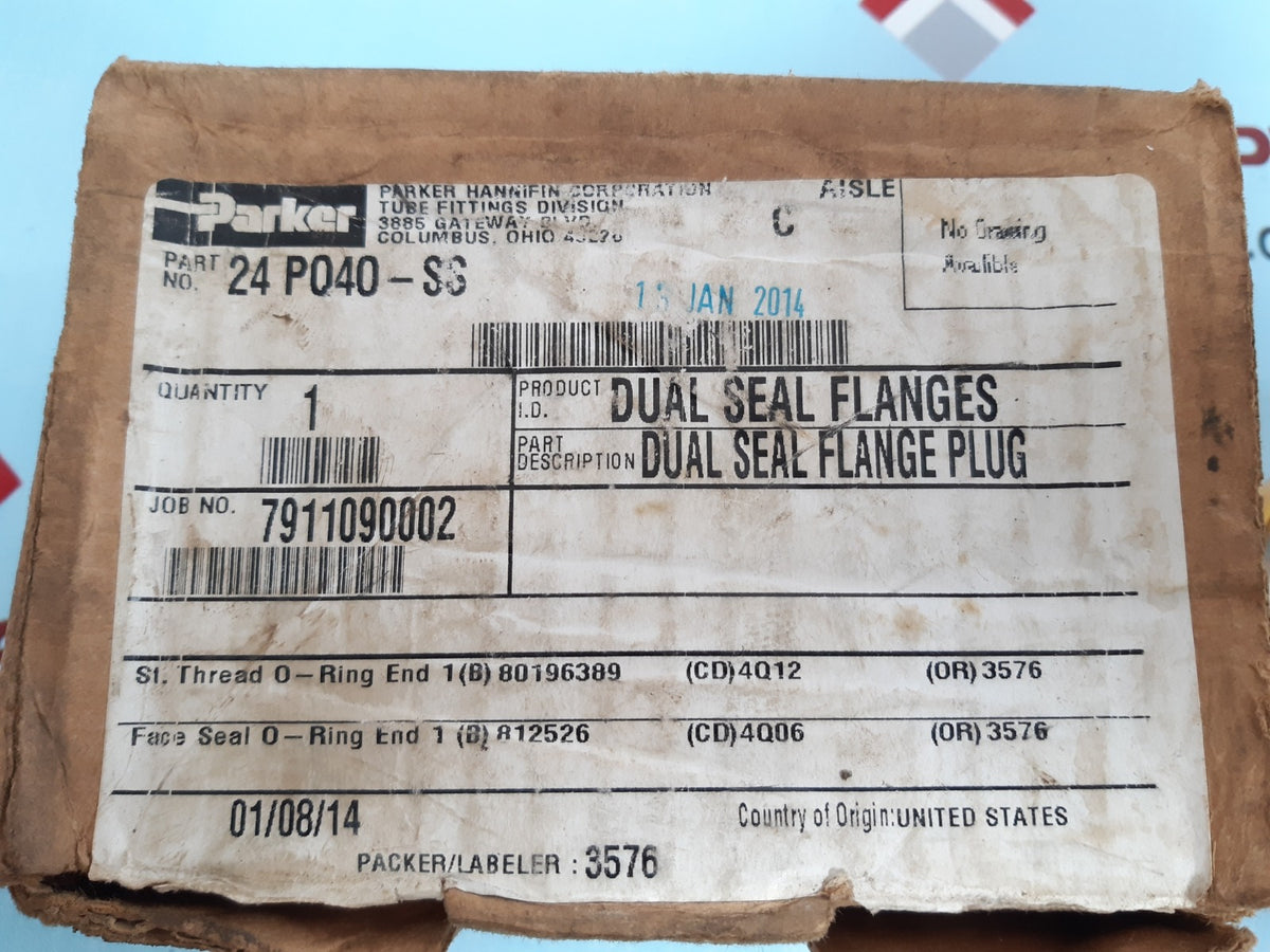 Parker 24 p040-ss dual seal flanges – Aeliya Marine