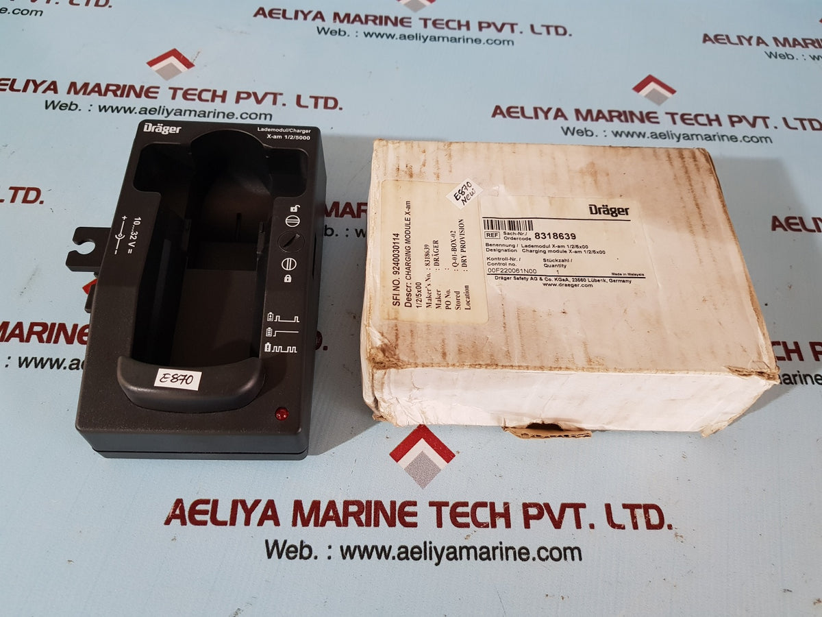 Drager x-am 1/2/5000 gas detector charger unit – Aeliya Marine