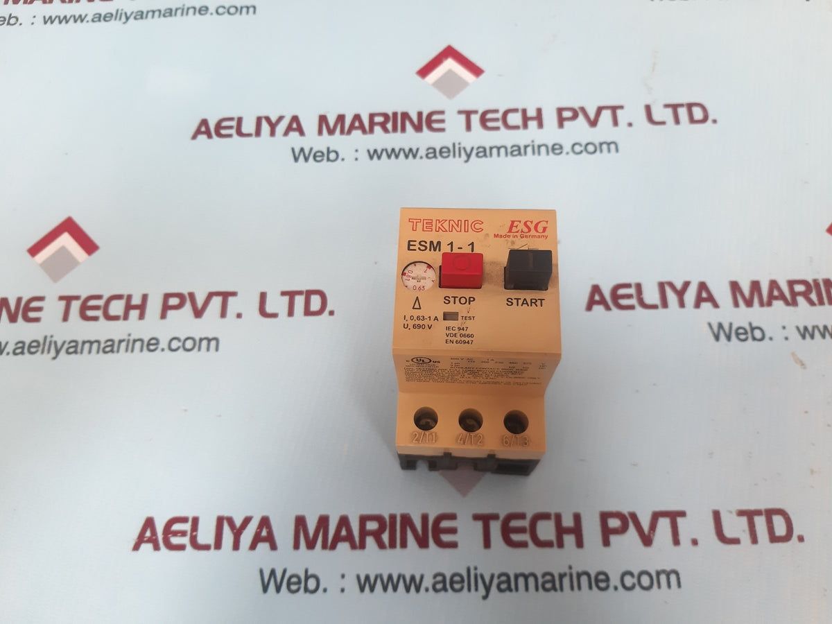 Esg Esm 1-1 3 Pole Setable Circuit Breaker – Aeliya Marine