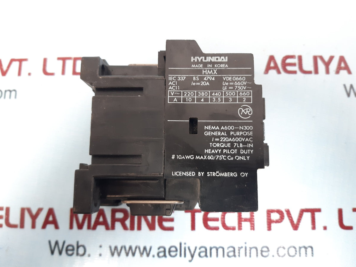 Hyundai Hmx 31 General Purpose Control Relay 400/440V 50/60Hz – Aeliya ...