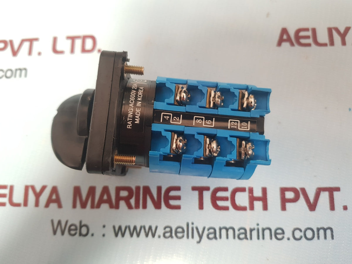 Samwha 2305 Cam Selector Switch Rating Ac600V 20A – Aeliya Marine
