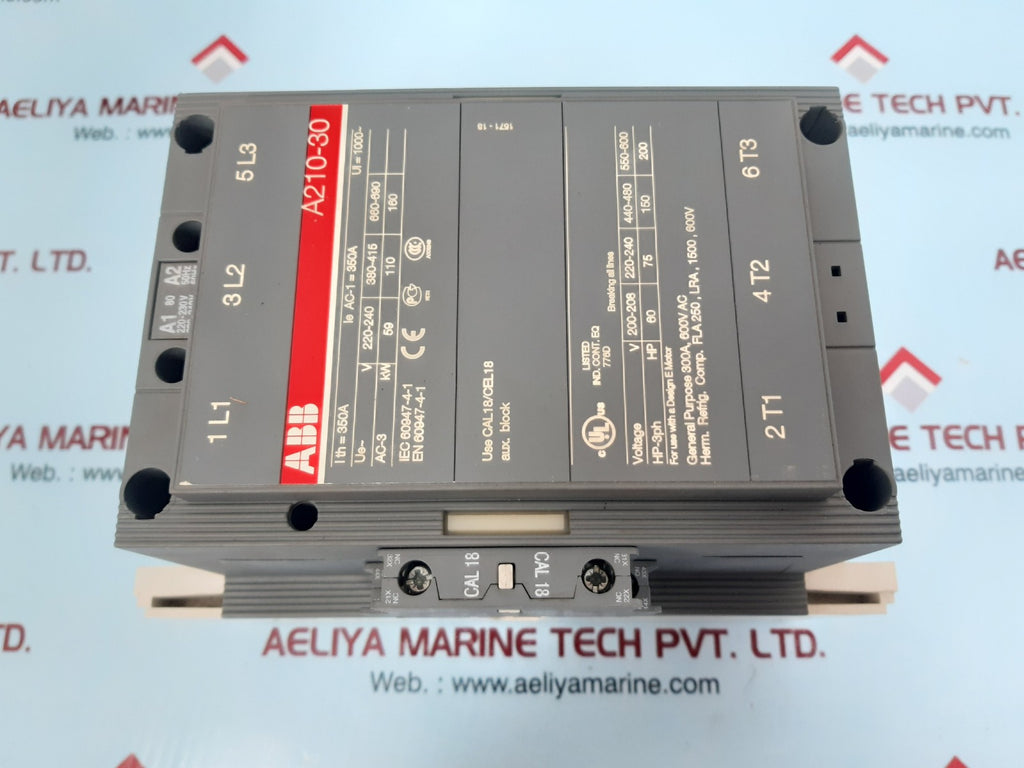 Abb a210-30 power contactor New – Aeliya Marine