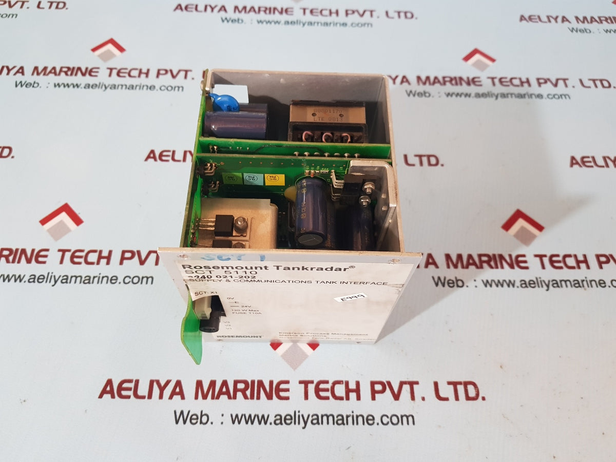 Rosemount tankradar sct 5110 supply & communication tank interface 924 ...