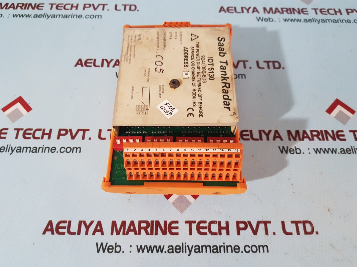 Saab tankradar iot 5130 terminal module 9240006-803 – Aeliya Marine