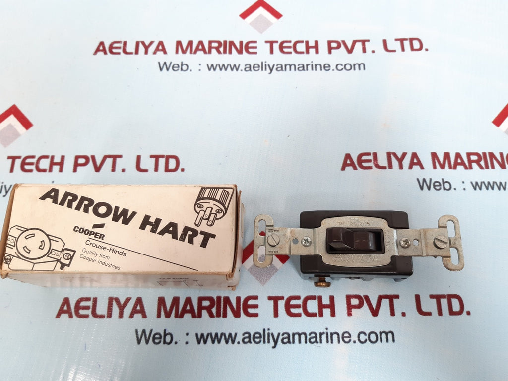 Lot Of 3X Arrow Hart Brown Double Pole AC Switch 15A 120-277 VAC ...