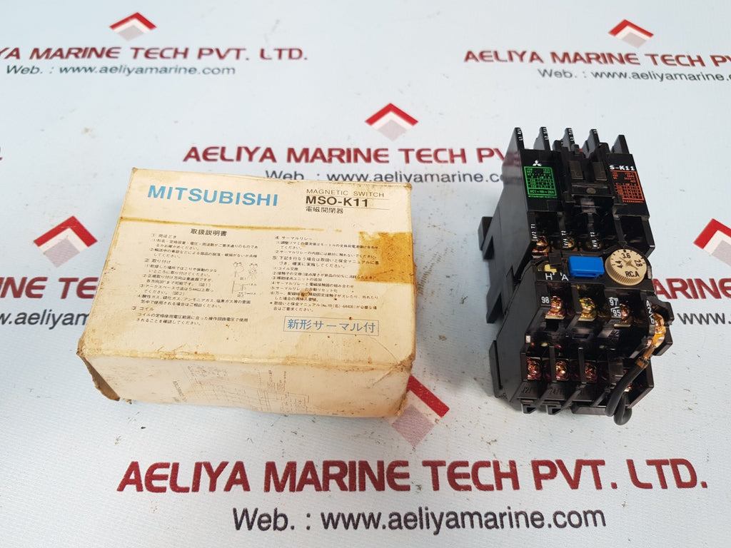 Mitsubishi electric s-k11 th-k12ab thermal overload relay – Aeliya Marine