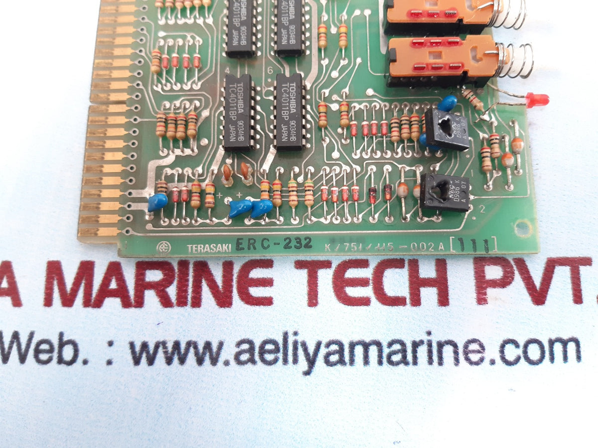 Terasaki Erc-232 Printed Circuit Board K/751/115-002A – Aeliya Marine