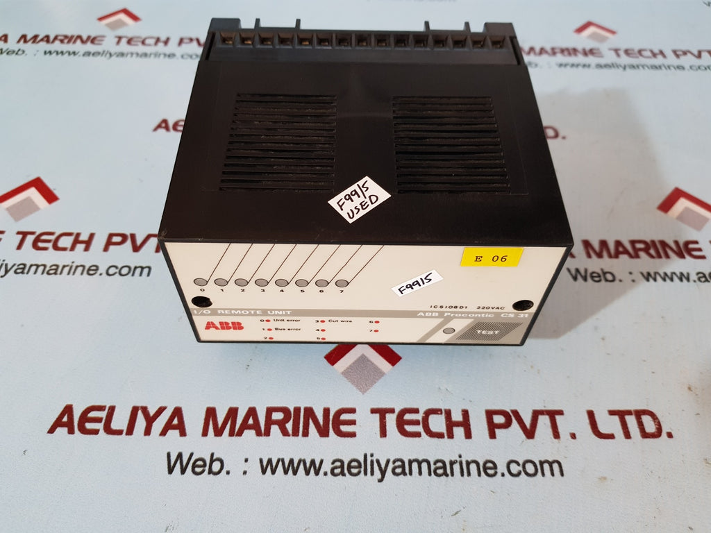 Abb procontic cs 31 icsi08d1 i/o remote unit 220vac – Aeliya Marine ...