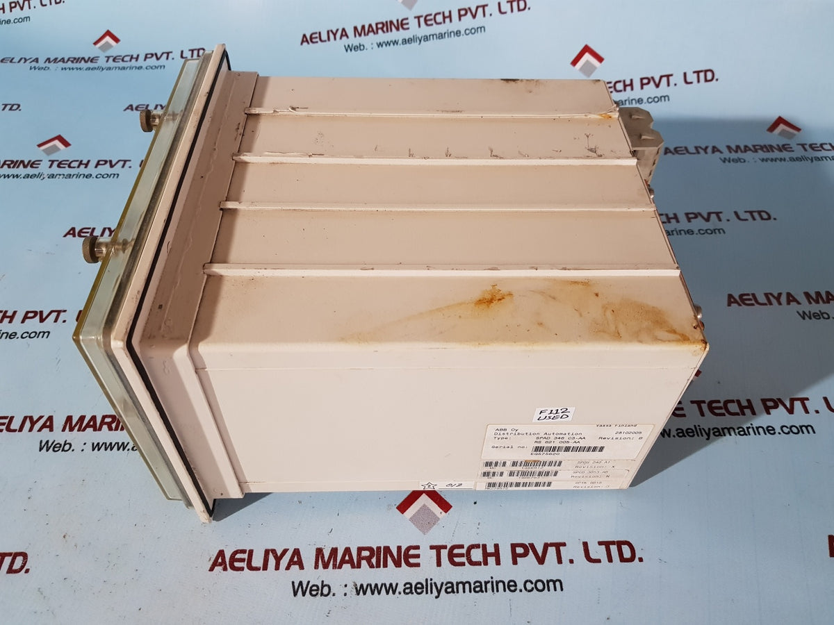 Abb spad 346 c3-aa differential relay – Aeliya Marine