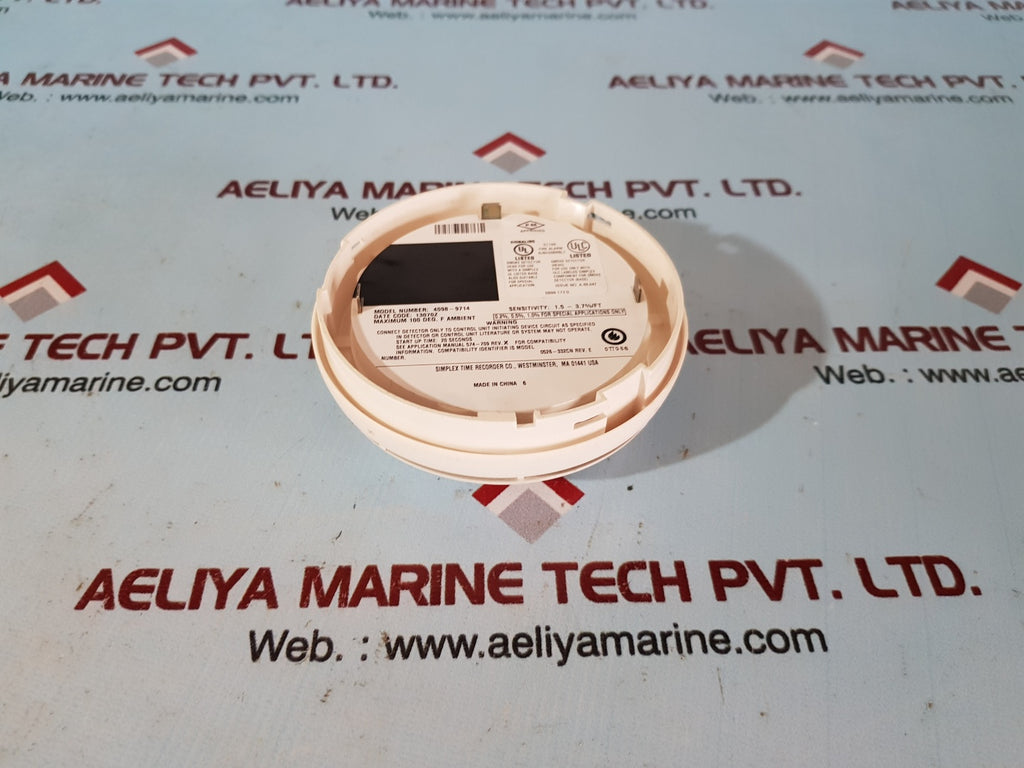 Simplex 4098-9714 smoke detector head – Aeliya Marine