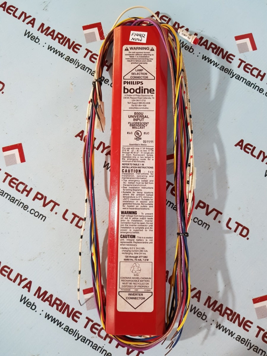Philips bodine b50u fluorescent emergency ballast – Aeliya Marine