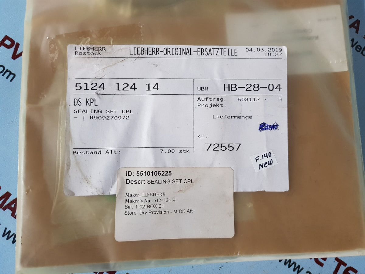 Liebherr 512412414 sealing set cpl – Aeliya Marine