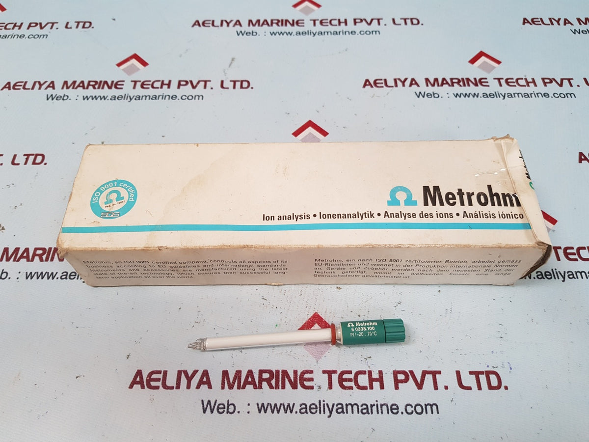 Metrohm 6 0338.100 electrode – Aeliya Marine