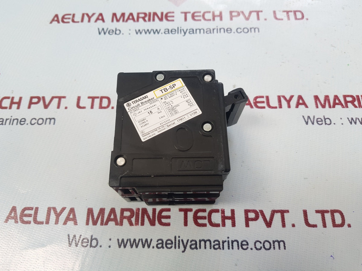 Terasaki electric tb-5p 2pole circuit breaker 15A – Aeliya Marine