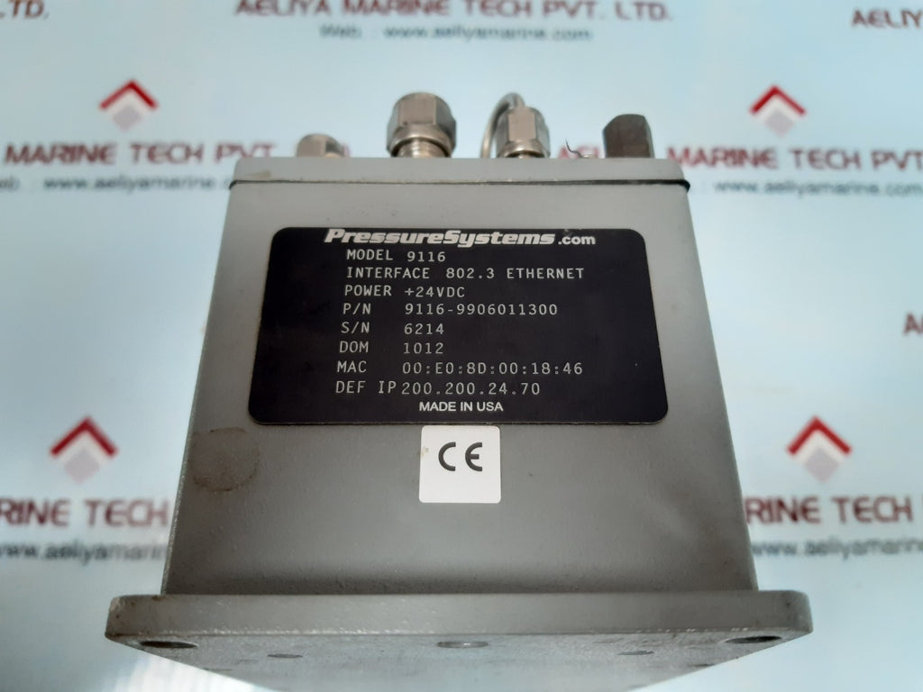 Pressure systems 9116 netscanner – Aeliya Marine Tech Pvt. Ltd.
