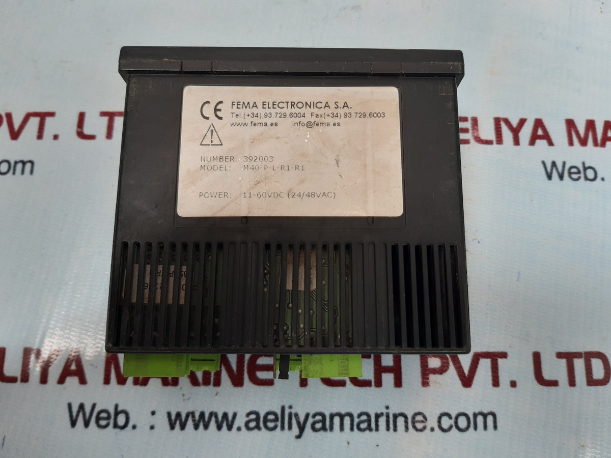 FEMA Electronica S.A. M40-P-L-R1-R1 Panel Meter – Aeliya Marine