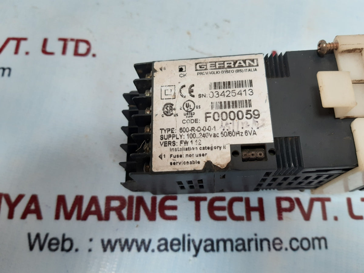 Gefran 600-R-D-0-0-1 Temperature Controller – Aeliya Marine