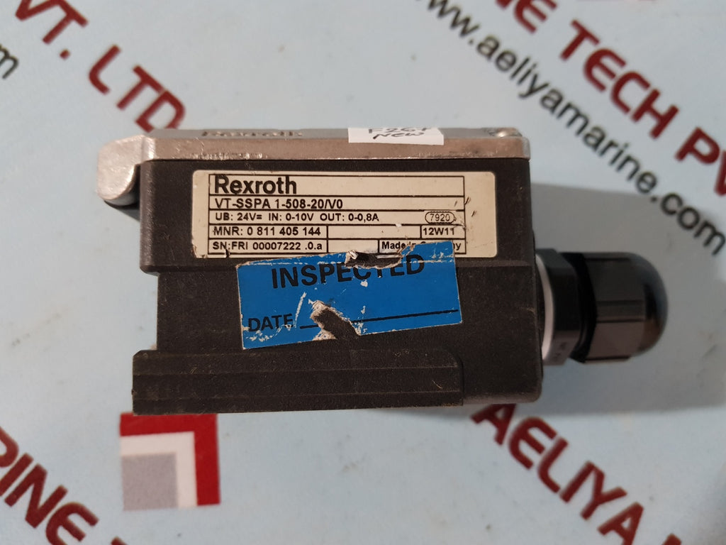 Rexroth vt-sspa 1-508-20/v0 amplifier valve – Aeliya Marine
