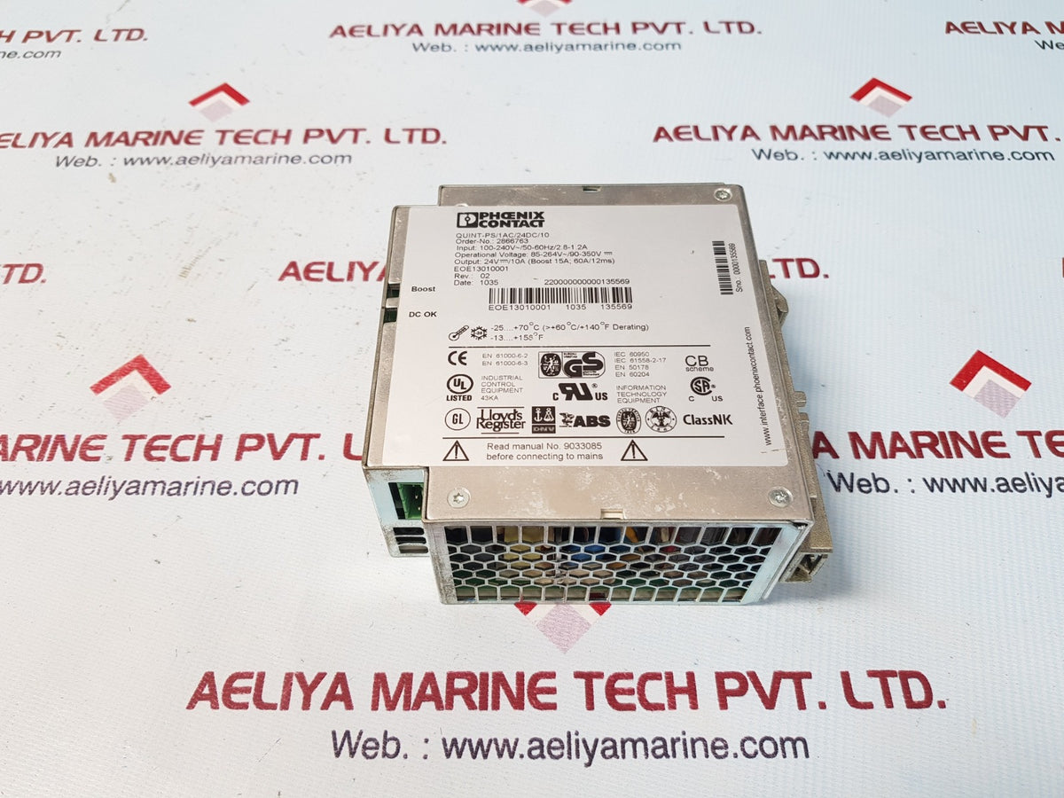 Phoenix Quint-ps/1Ac/24Dc/10 Quint Power Supply Module – Aeliya Marine